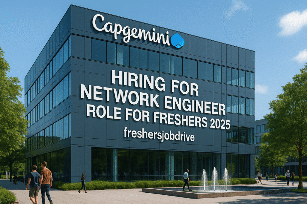 Capgemini Off Campus Drive 2025 – Network Engineer Hiring for 2025 ...