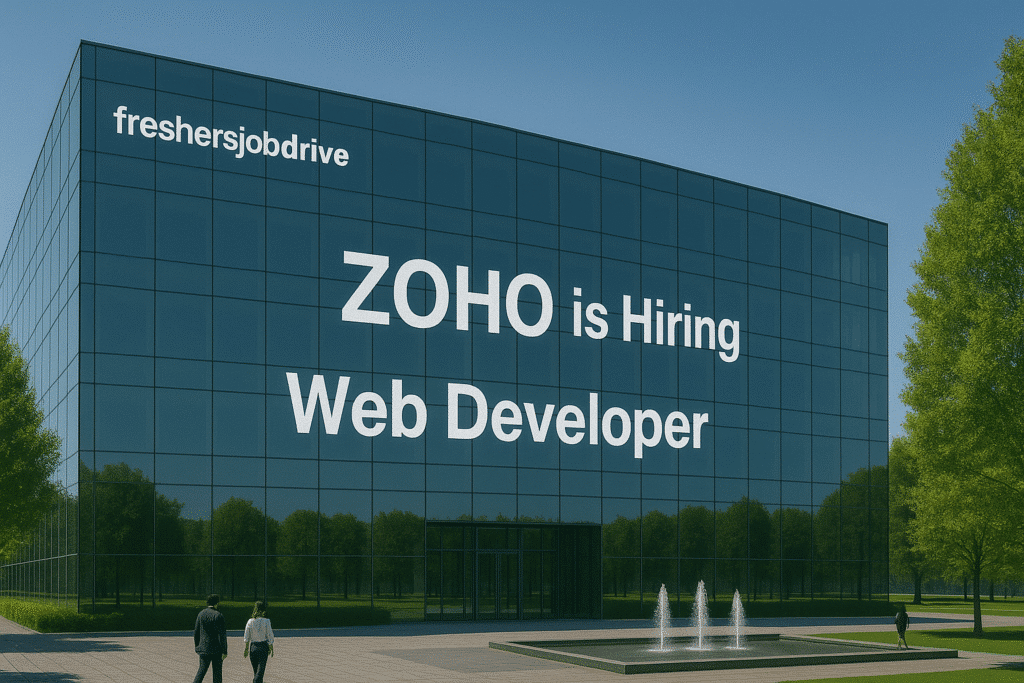 Off Campus Drive 2025: Zoho Hiring Web Developer Across Multiple Locations in India » Freshers ...
